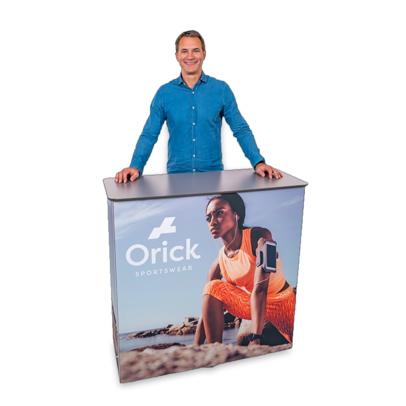 Mässbord Fold Out Counter, tryckta tygbilder ingår, billigt pris ...