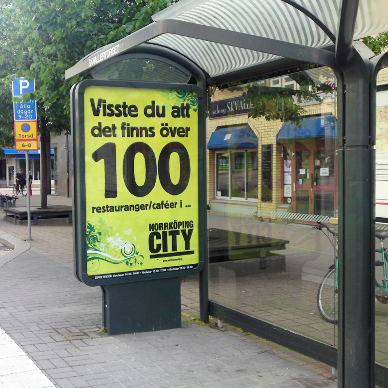 Eurosize-/Adshel-plakater trykt til trafik reklame info | Gdirekt.se